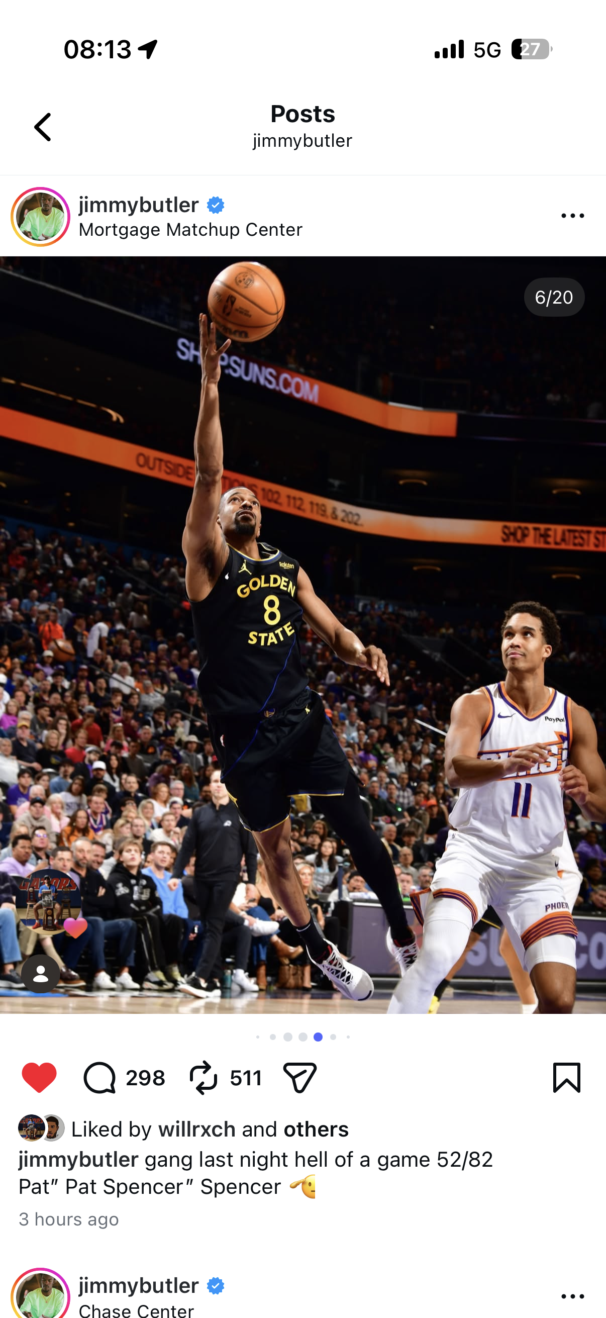 Jimmy IG 52/82-NBA-勇士专区-虎扑社区