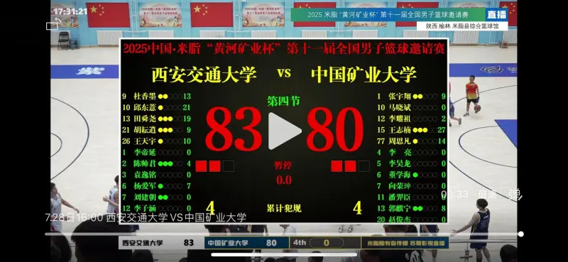 矿大vs西交-CBA-CUBAL专区-虎扑社区