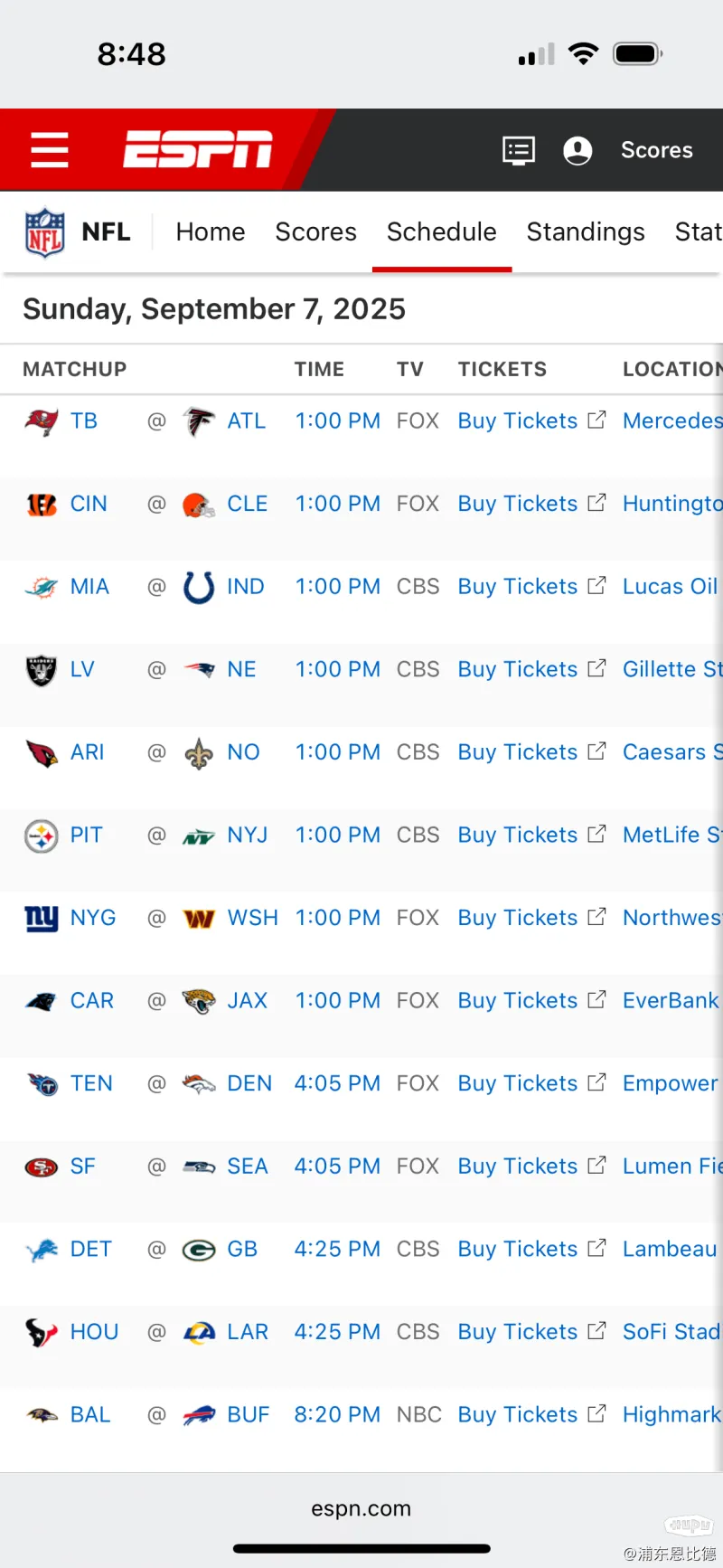 Week1 常规比赛热线-综合体育-NFL专区-虎扑社区