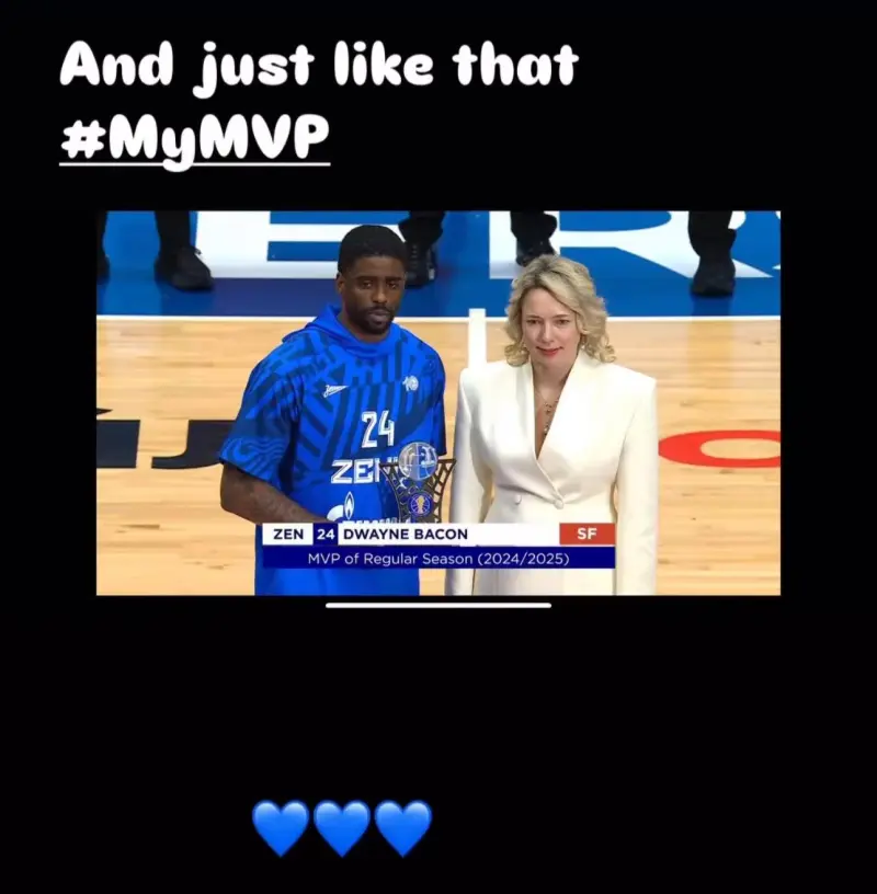 恭喜培根吧，在VTB拿到了常规赛MVP-CBA-上海大鲨鱼-虎扑社区