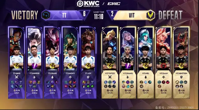 [赛后]TTG 3-0 VIT：ZhanQ露娜技惊四座，TTG龙团制胜直拿赛点-王者荣耀丨KPL-虎扑社区