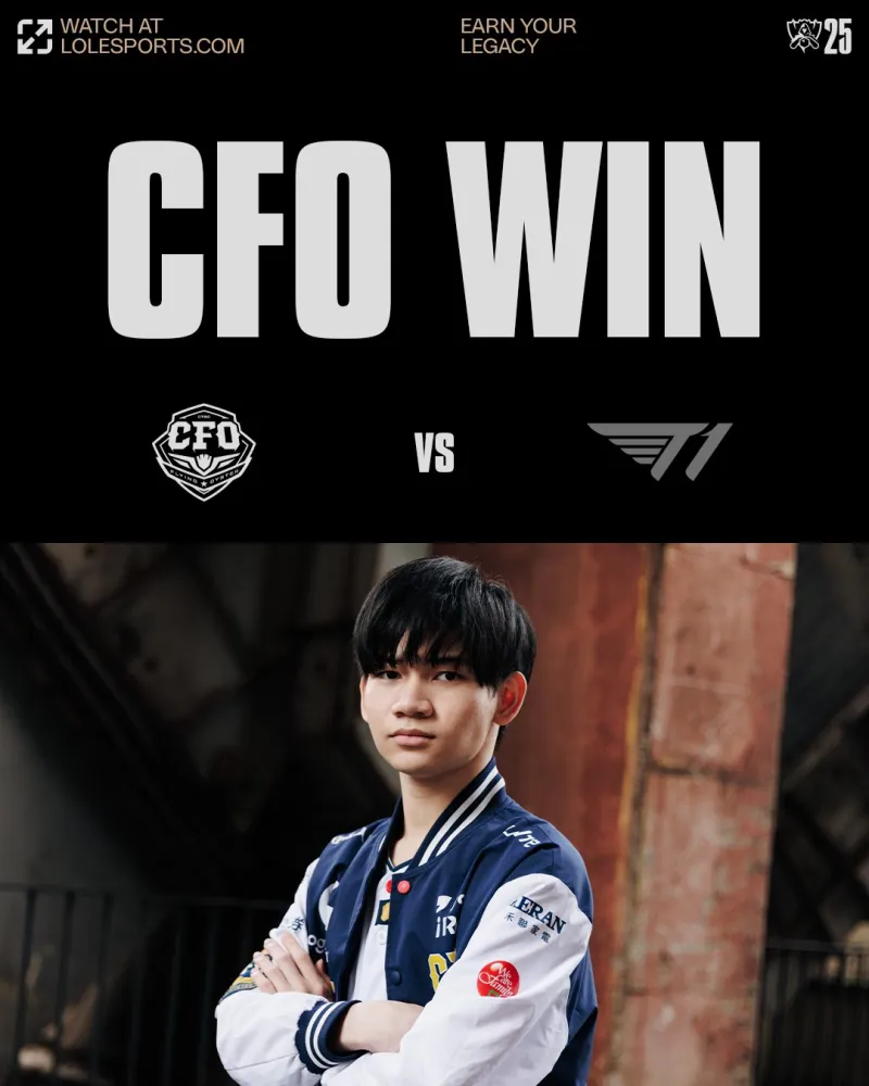 [赛后]CFO 1-0 T1：Doggo德莱文三度单杀强势弑神，CFO大胜T1-英雄联盟丨LPL-虎扑社区
